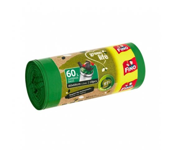 Fino GreenLife pytle na odpad recyklované 60l (18ks) | GreenStore.cz